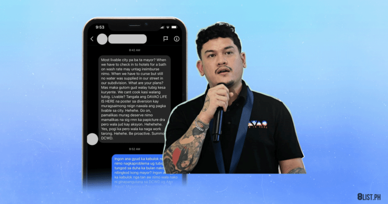 Davao Mayor Sebastian Duterte Blasts Netizen Over Complaint- 8List.ph