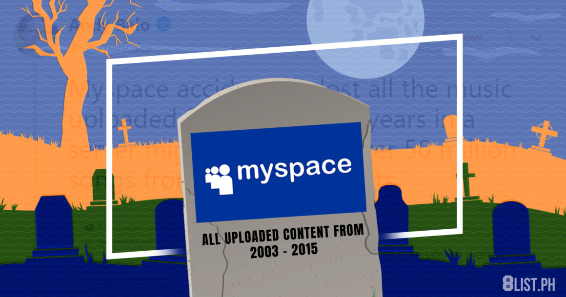 RIP MySpace: The Site Just Lost More than 50 Million Songs, Including ...