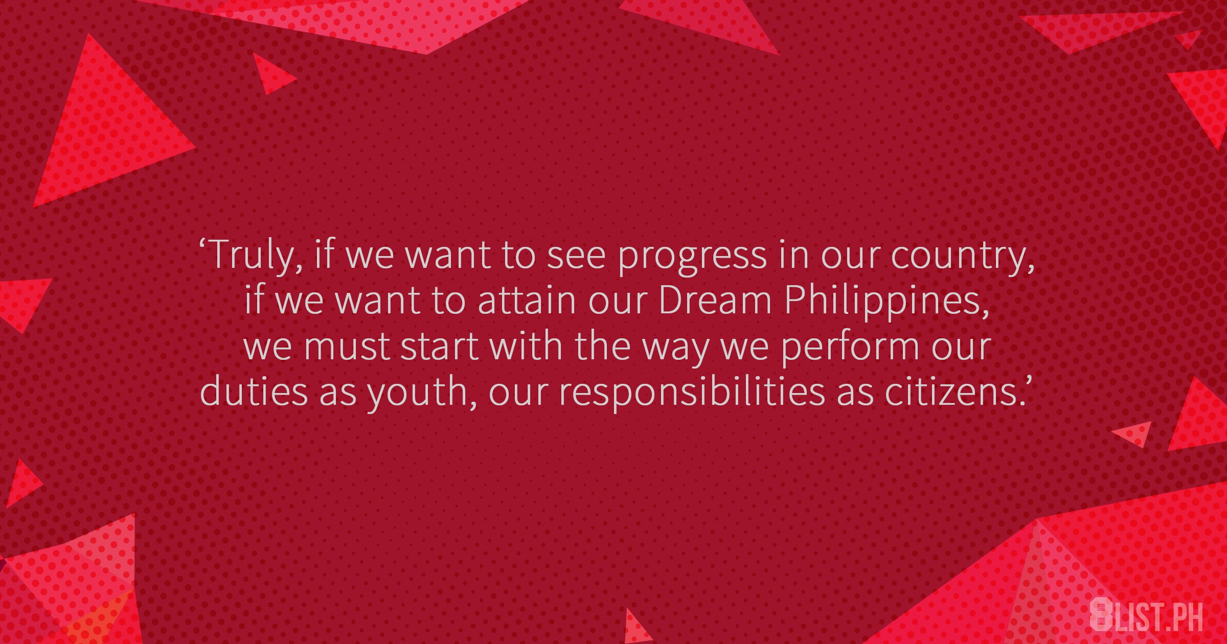 For the Youth: 8 Excerpts from Alex Lacson’s Book to Take to Heart ...
