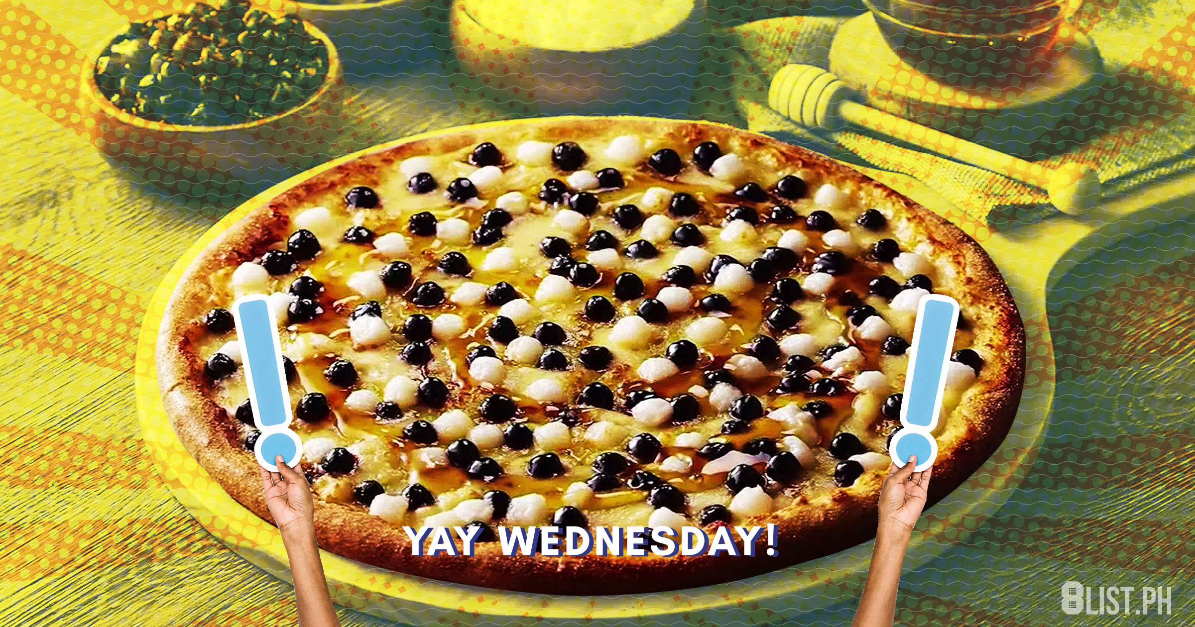 Yay Wednesday! | You Can Get Bubble Tea Pizza in Taiwan This November ...