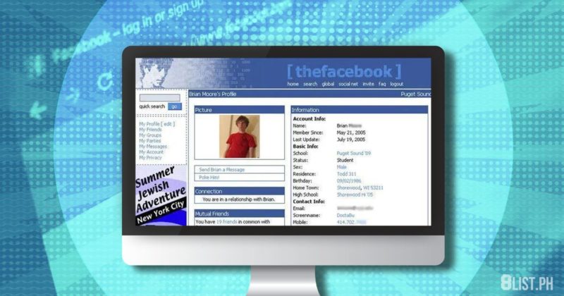 Do You Still Remember What Facebook Looked Like in 2009? - 8List.ph