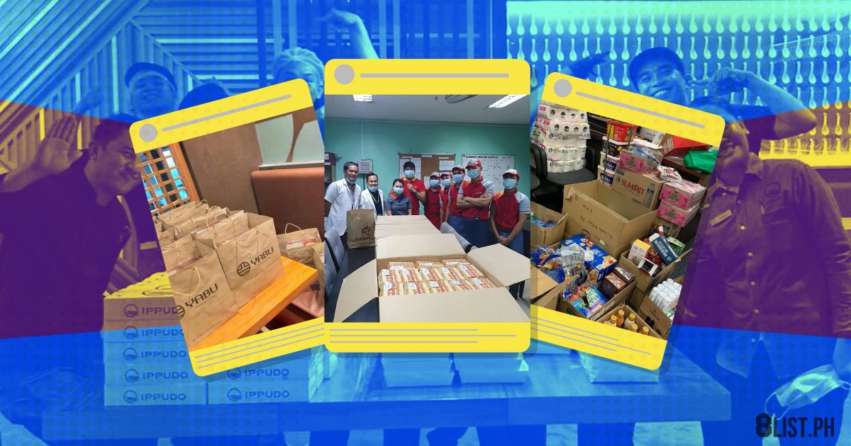 The Good Samaritans That Helped COVID-19 Frontliners - 8List.ph