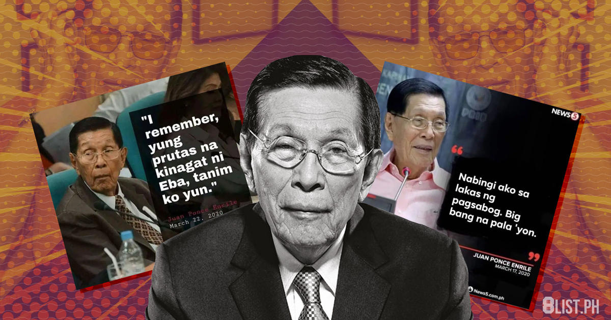 Enrile Memes: Just How Old Is Juan Ponce Enrile REALLY?