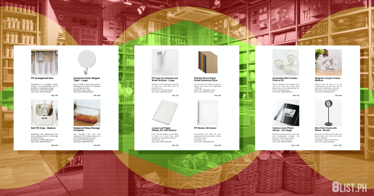MUJI Philippines Launches Online Store Through E-Magazine - 8List.ph