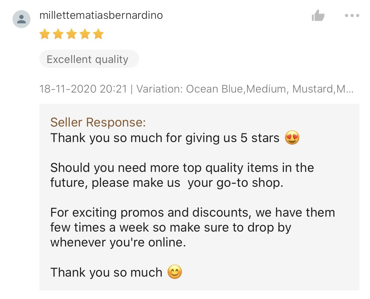 Online Seller Has Hilarious Comebacks For Shopee One Star Reviews