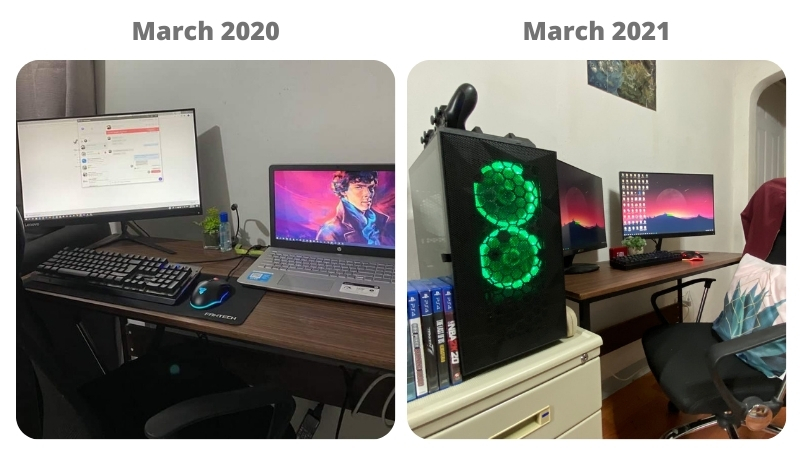 Home Office Setup Makeovers: How Our WFH Setups Changed