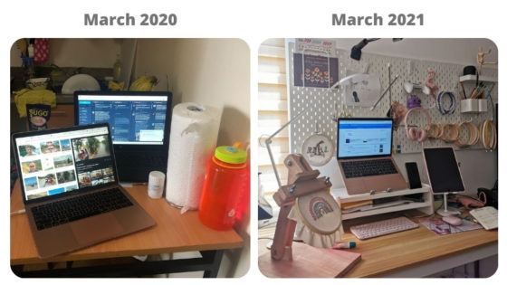 Home Office Setup Makeovers: How Our WFH Setups Changed