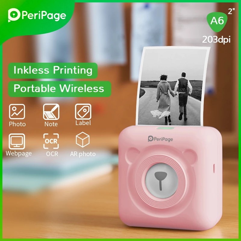 Mini Portable Printer: Print photos with a printer that fits in your pocket