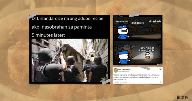Standard Adobo: Filipinos Make Funny Memes in Response to DTI