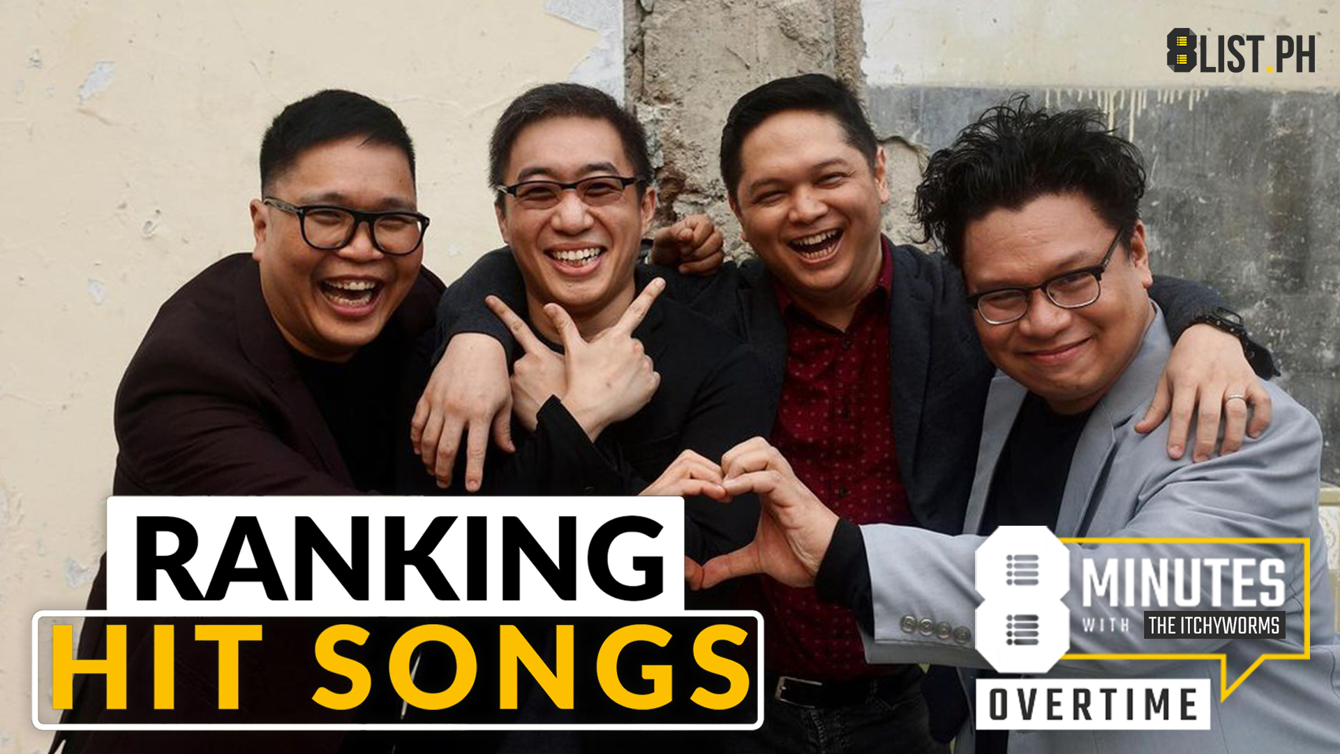 The Itchyworms rank their top 8 hit songs | #8MinutesWith - 8List.ph