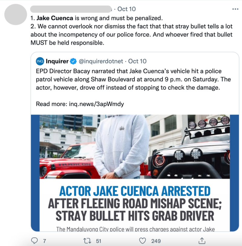 Jake Cuenca Driving Incident Sparks Comments on Police Protocol