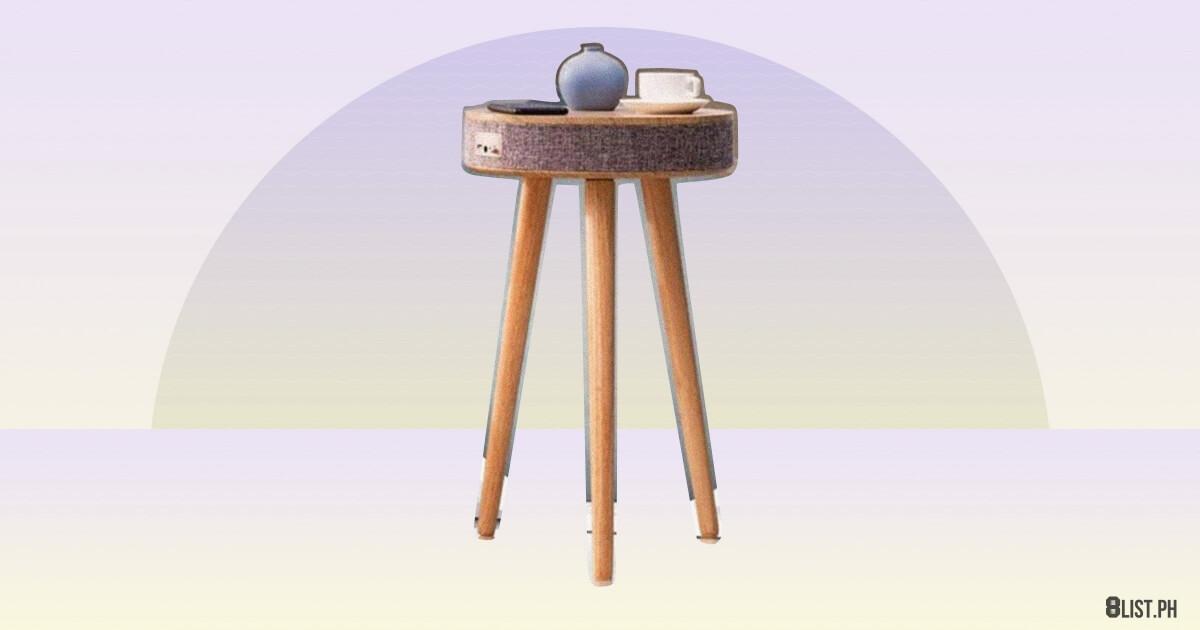 This Cute Side Table Can Charge Your Phone *and* Play Music at the Same ...