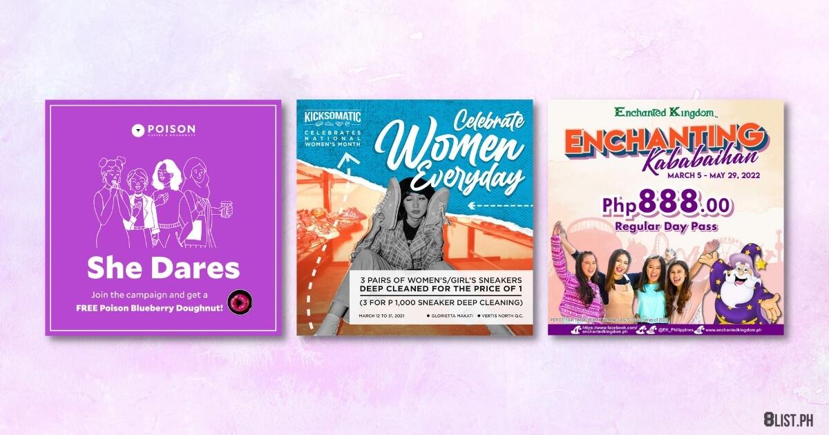 Snag Women's Month Promos and Deals For March and Beyond - 8List.ph