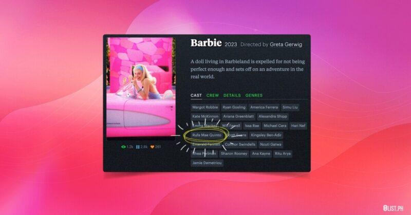 Rufa Mae Quinto is Listed as Part of the Barbie Movie Cast