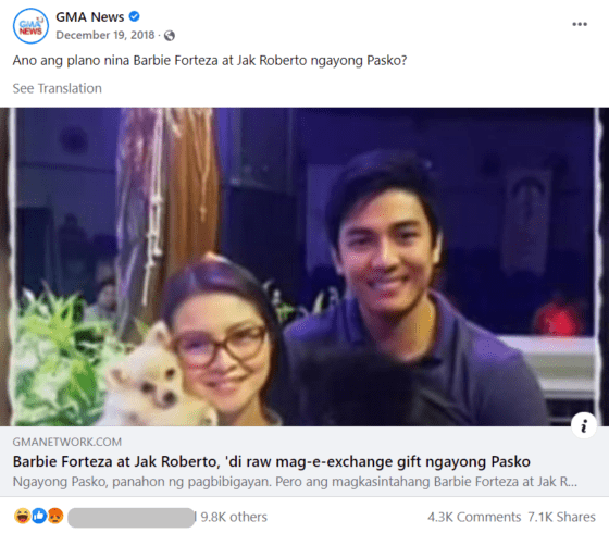Barbie Forteza, Jak Roberto, and Earth-Shattering Headlines About Them