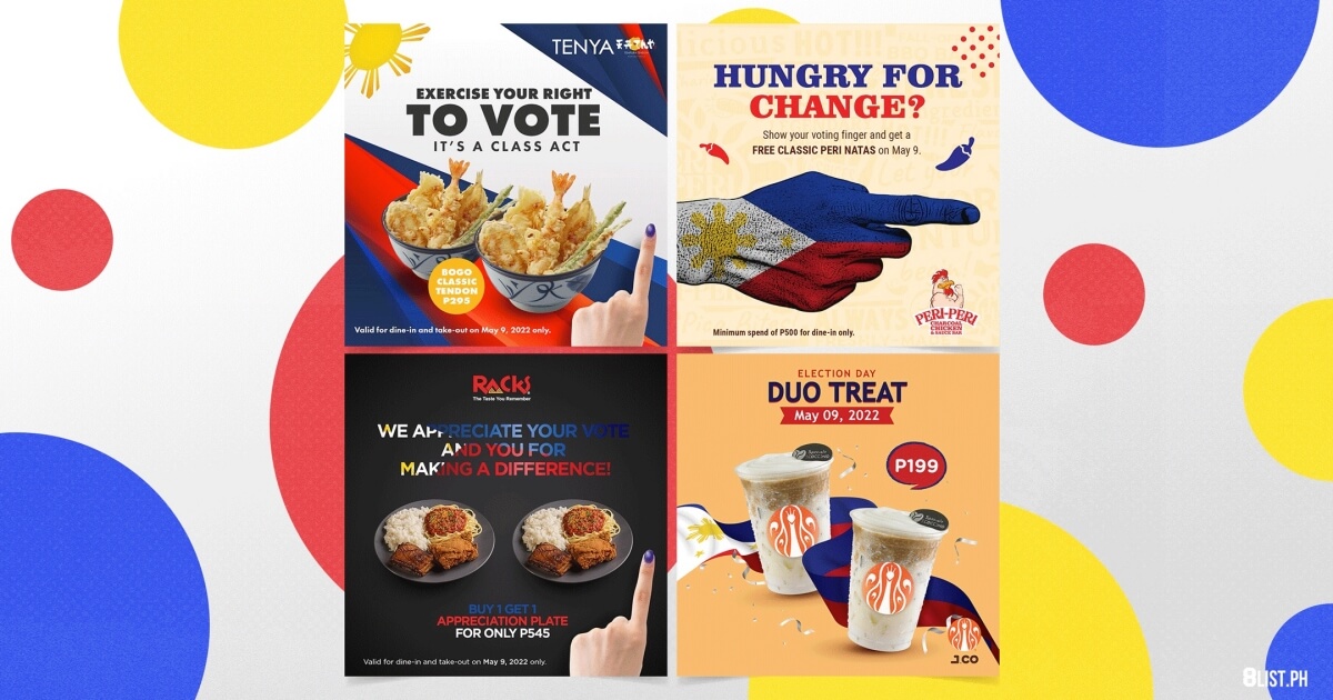 Treat Yourself After Voting with These Election Promos — Just Show Your ...