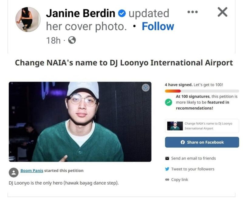 Janine Berdin vs DJ Loonyo Argue Over NAIA Meme - 8List.ph