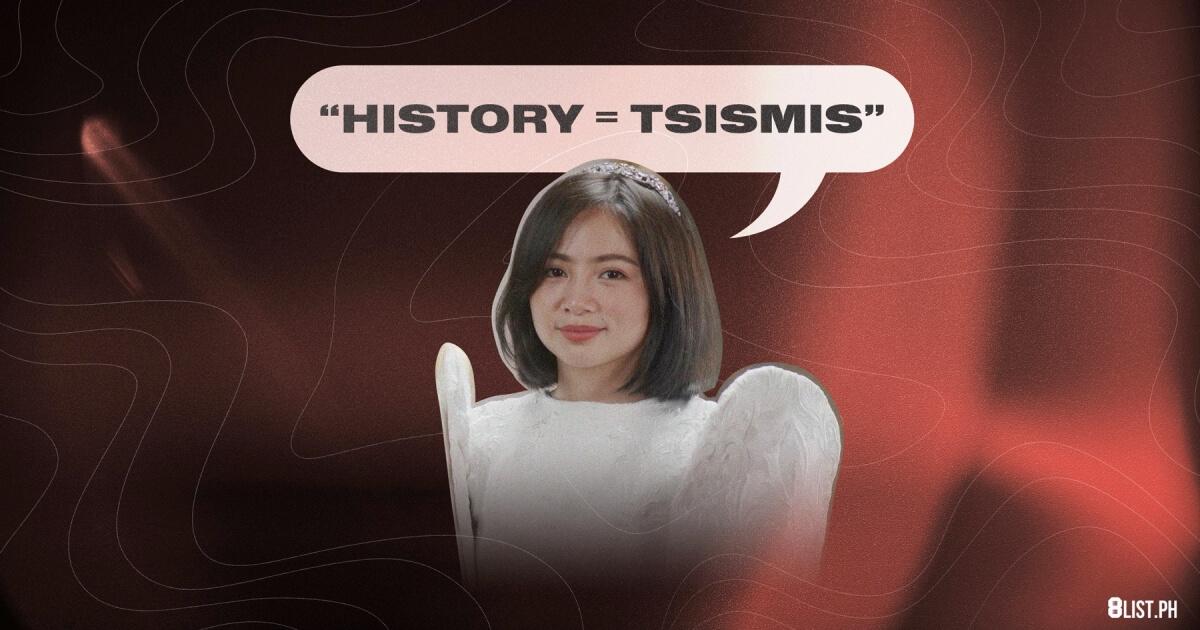 Ella Cruz Draws Flak for Controversial Remark Likening History to Gossip