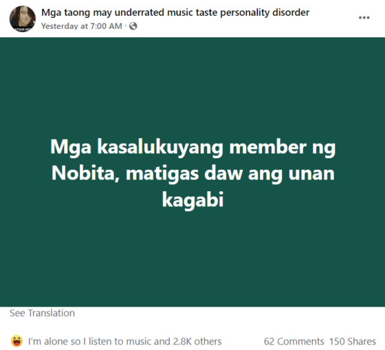 Did OPM Band Nobita Kick Out a Kakampink Band Member?
