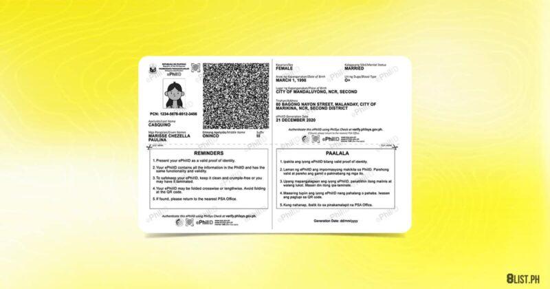How to Get a Digital and Printed National ID - 8List.ph