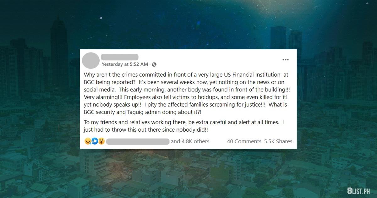 What are These BGC Crimes You've Been Hearing About?