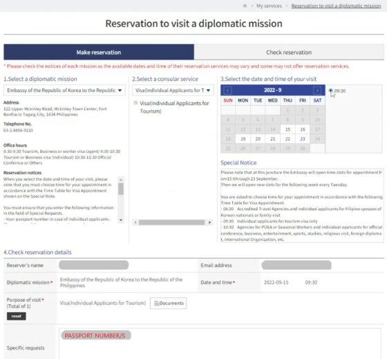 South Korean Visa Appointment: How to Book, Tips - 8List.ph