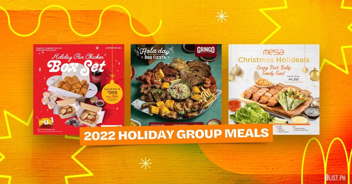 2022 Budget-Friendly Holiday Group Meals: Where to Eat - 8List.ph