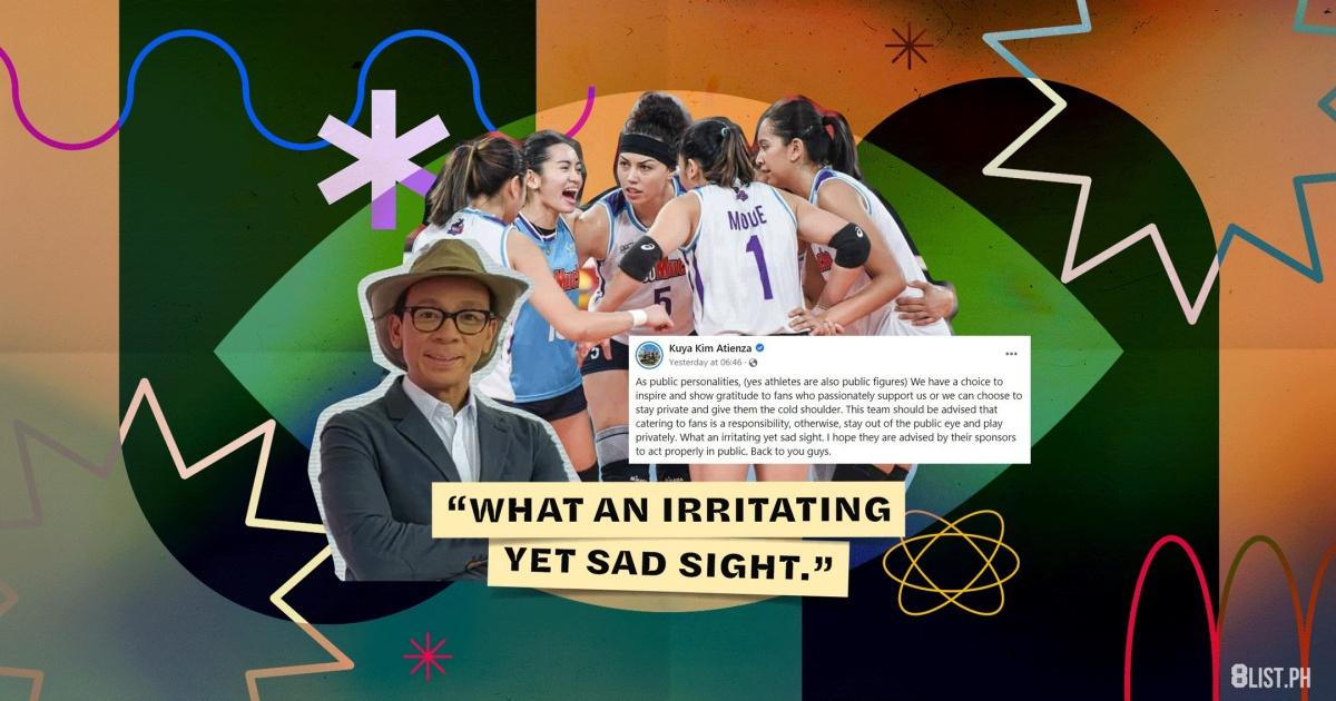 Kuya Kim Atienza on Volleyball Team CMFT Fan Snub - 8List.ph