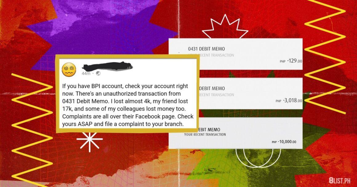 BPI 0431 Debit Memo: What to Do If You're Affected - 8List.ph
