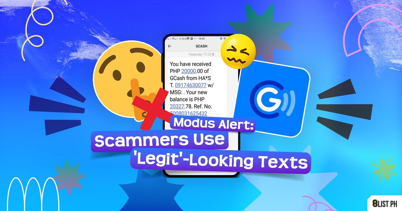Scammers Use Legit-Looking Text to Steal 20K on GCash - 8List