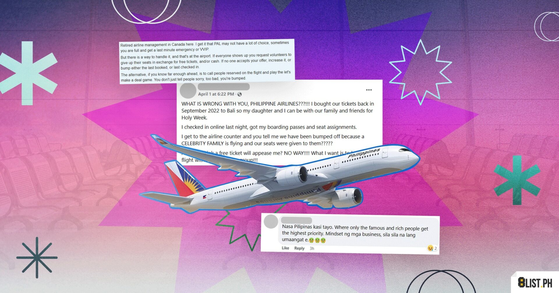 Philippine Airlines Allegedly Offloads Passengers for Celebrity Family