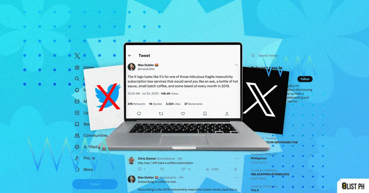 The Internet Roasts Elon Musk's Twitter Rebrand to X - 8List.ph