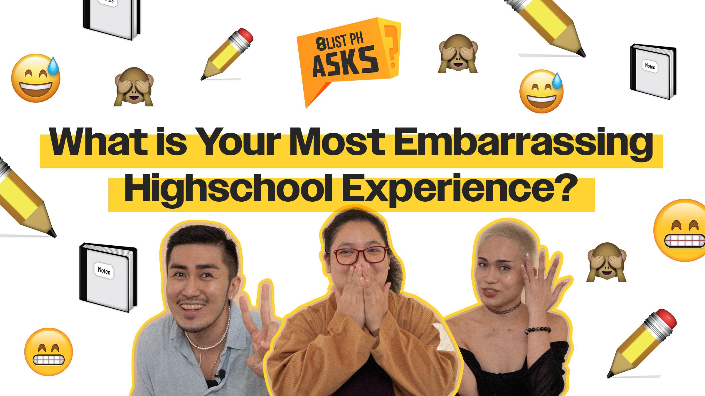 What is Your Most Embarrassing Highschool Experience? | 8List Asks ...