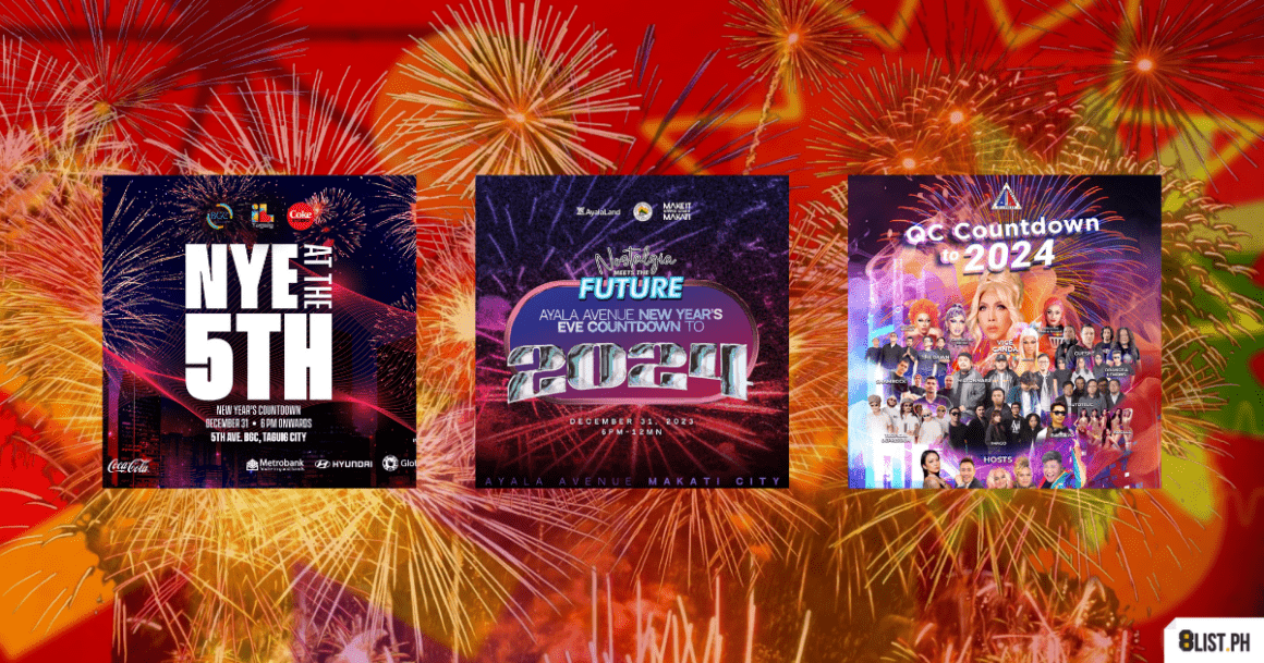 Ring in 2024 with New Year's Eve Countdown Parties in the Metro - 8List.ph
