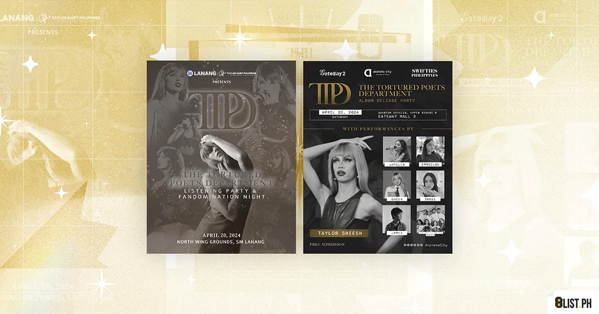 LIST: Taylor Swift TTPD Events in the Philippines - 8List.ph