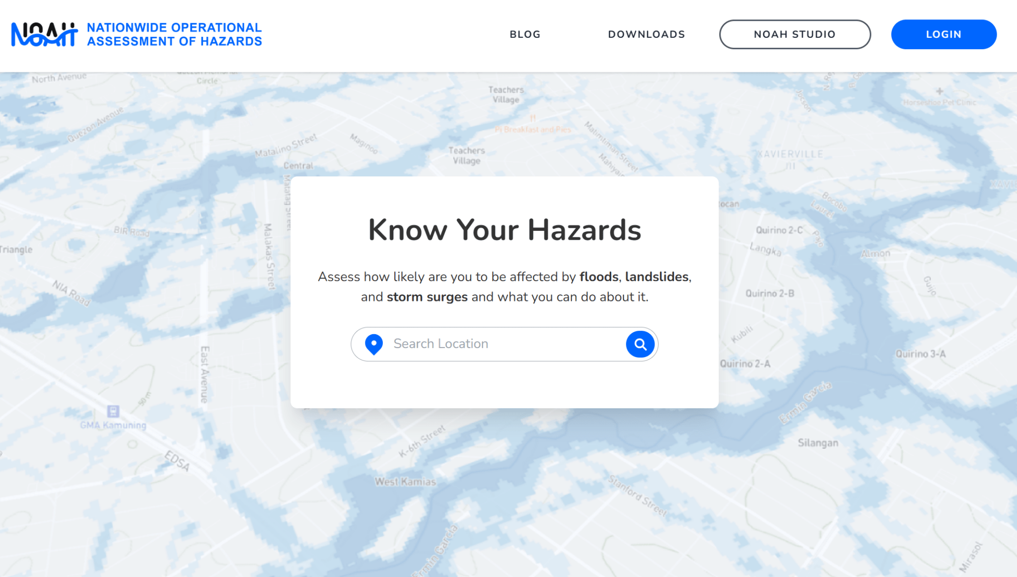 UP NOAH Shows a Real-Time Flood Hazard Map of the PH - 8List.ph