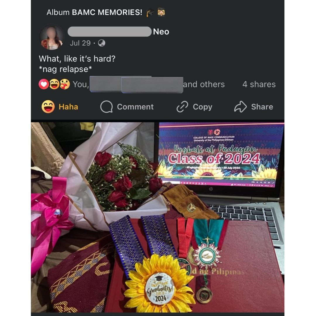 Netizens Call Out Girl Who Faked UP Graduation, Complete with Sablay ...
