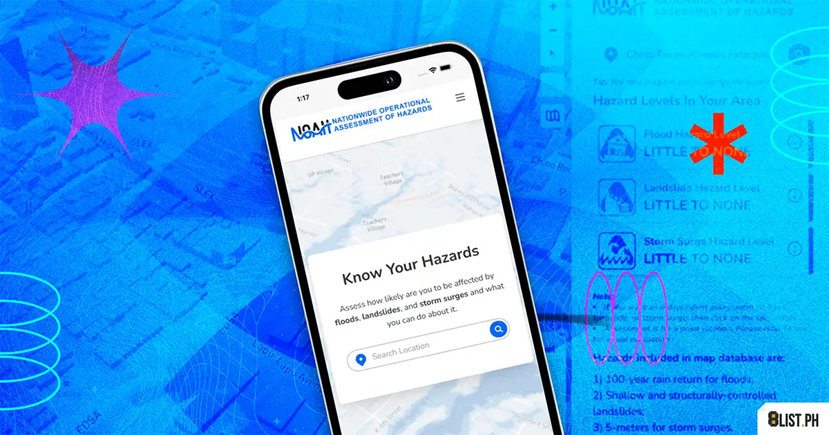 UP NOAH Has an App That Lets You Check Flood Risk Anytime - 8List.ph